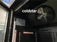 China 1000L Commercial Glass Door Freezer Vertical Display Refrigerator Freezer for sale
