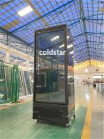 China Glass Door Beverage Cooler 450L Upright Soft Drink Beer Refrigerated Display Case for sale