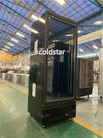 China Glass Door Beverage Cooler 450L Upright Soft Drink Beer Refrigerated Display Case for sale