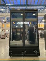 China Commercial Upright Glass Door Refrigerated Showcase Supermarket Multi Deck Beverage Cooler for sale