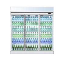 China -18 To -20 2 /3/4 Door Top Mount Showcase Upright Refrigerator Freezer For Supermarket for sale