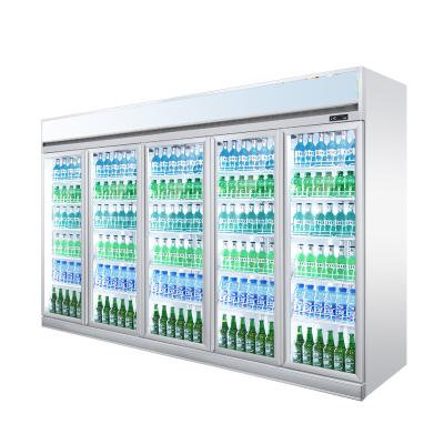 China Upright Showcase Cooler Restaurant Hotel Grocery Store Showcase Display Refrigerator for sale