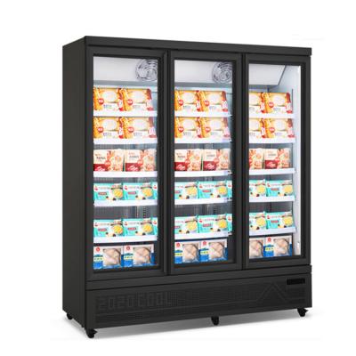 China Grocery stores Show refrigerator freezer / vertical freezer / display freezer for sale