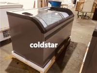 China Supermarket Deep Frozen Freezer Island Style Freezer Meat Seafood Cold Storage for sale