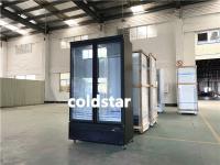 China Glass Door Commercial Display Refrigerator In Supermarket for sale