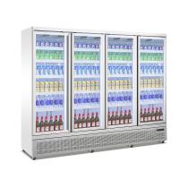 China Commercial Beverage Chiller Soft Drink Refrigerator With Glass Door for sale