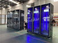 China Commercial Upright Showcase Glass Door Display Beer Refrigerator Cooler for sale