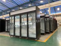 China Commercial Upright Freezer Beer Display Fridge Monster Energy Drink Display Cooler for sale