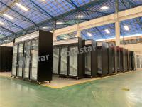 China Commercial Upright Beverage Refrigerated Showcase Glass Door Refrigerator for sale