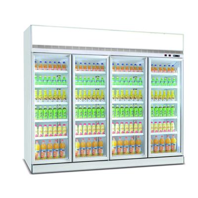 China Commercial Upright Freezer Beer Display Fridge Monster Energy Drink Display Cooler for sale