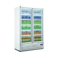 China R134A Cold Drink Coolers 2 Glass Doors Refrigerator for sale