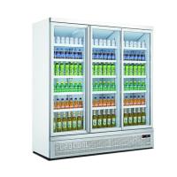 China Fresh Keeping Commercial Glass Door Drink Refrigerator Promotional Customized Fridge Display Cooler for sale