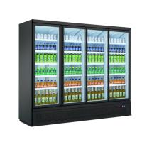 China Supermarket Display Refrigerator Glass Door Freezer Display Cabinets Commercial Refrigerator For Beverages for sale