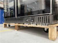 China Bar Bottle Drink Beer Display Cooler With Triple Glass Door Commercial Refrigerator With Ce, CB for sale