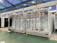 China Supermarket Refrigeration Equipment Commercial Glass 3 Doors Upright Display Refrigerator for sale