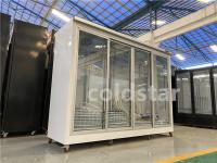China Several Glass Door Display Refrigerator & Freezer With Remote System for sale