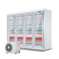 China Supermarket Deluxe Split Vertical Refrigerating Display Case for sale