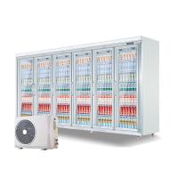 China 4/5/6- Doors Split Type External Condensing Unit Drink Display Fridge / Cooler for sale