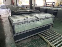China Kitchen Glass Door Combine Island Ice Chest Freezer Supermarket for sale