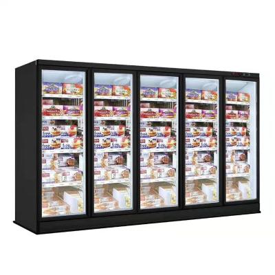 China Convenience Store Glass Door Upright Display Fridge Cooler For Beverage Drink Beer for sale