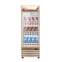 China 400L Supermarket Glass Door Cooler Beverege Upright Freezer for sale