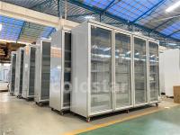 China Commercial Display Fridge Freezer Multi Door Vertical Freezing Showcase for sale
