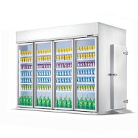 China Commercial Glass Door Display Cold Room for sale