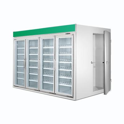 China Commercial Glass Door Display Cold Room for sale