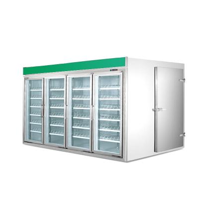 China Walk In Freezer Cold Room Glass Door Cold Room Storage Cold Room With Glass Door Display for sale