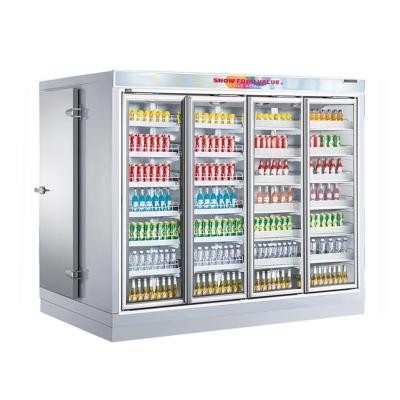 China Walk In Cold Storage Room Glass Door For Supermarket for sale