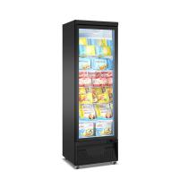 China 450L Energy Saving Commercial Glass Door Freezer Showcase Upright Cooler for sale