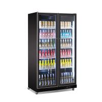 China Upright Commercial Glass Door Display Refrigerator Beverage Beer Cooler for sale