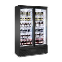 China Glass Door Commercial Display Refrigerator In Supermarket for sale