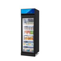 China Commercial Beverage Refrigerator Single Door 450L Vertical Display Fridge Chiller for sale