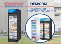 China Commercial One Glass Door Vertical Showcase Freezer for sale