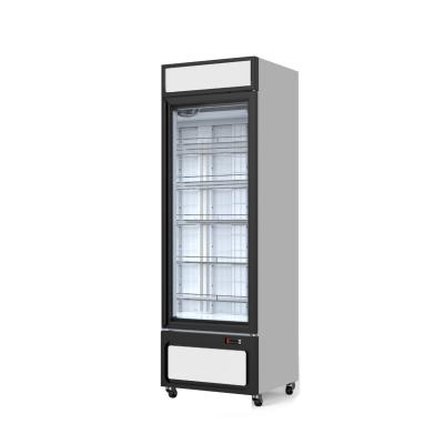 China -22C 450L Commercial Freezers Upright Ice Cream Fridge Showcase for sale