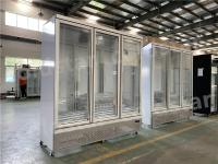 China 3 Doors Upright Freezer For Ice Cream Display for sale