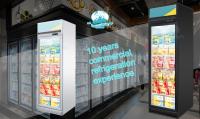China Commercial One Glass Door Vertical Showcase Freezer for sale