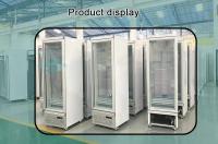 China Commercial -22 Degrees Upright Showcase Display Refrigerator Freezer Glass Door for sale