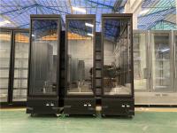 China Supermarket Single Door Vertical Refrigerated Display Freezer for sale