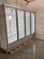 China Carel Thermostat Commercial Upright Freezer For Frozen Food for sale