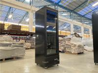 China 220V 450L vertical display freezer with digital thermostat CB CE certification for sale