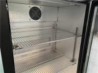 China Glass Swing Door Back Bar Cooler Mini Fridge Desktop Under Bar Cooler for sale