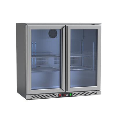 China Bar Beverage Fridge Back Bar Bottle Cooler With Compressor for sale