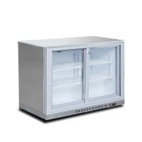 China Two Doors Back Bar Under Counter Display Beer Cooler for sale
