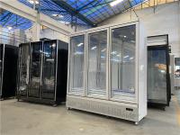 China Supermarket Frozen Food 3 Doors Upright Freezer for sale