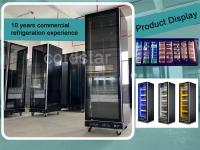 China Bar Bottle Drink Beer Display Cooler With Triple Glass Door Commercial Refrigerator With Ce, CB for sale