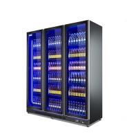 China Commercial Upright Showcase Glass Door Display Beer Refrigerator Cooler for sale