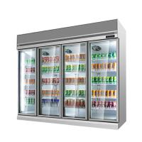 China Supermarket Milk Beverage Refrigerated Showcase With Digital Temperature Controller for sale
