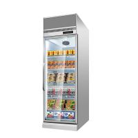 China Commercial Plug In Upright Cooler And Freezer Glass Door Display Showcase for sale
